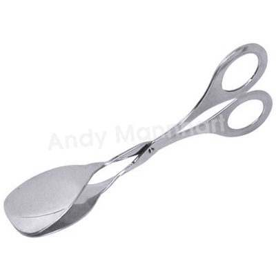 Stainless Steel Pastry Tong - Plain Handle - chefshoppe